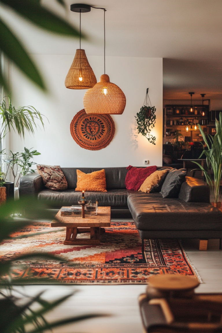 Bohemian woonkamer: 10 ideeën om toe te passen - nook interior